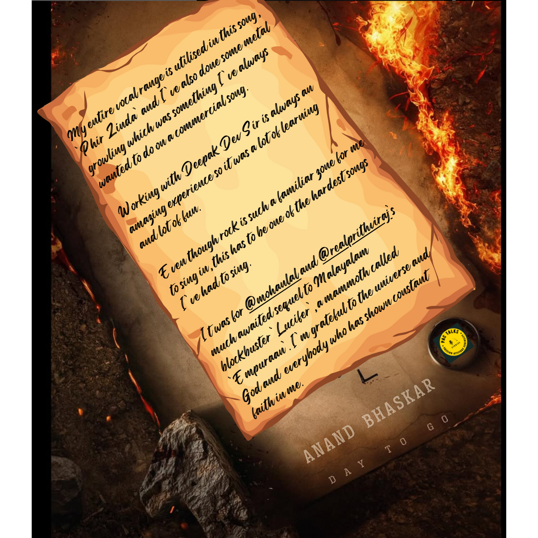 Musical Journey of Anand Bhaskar : Stay grounded, Follow your passion ...